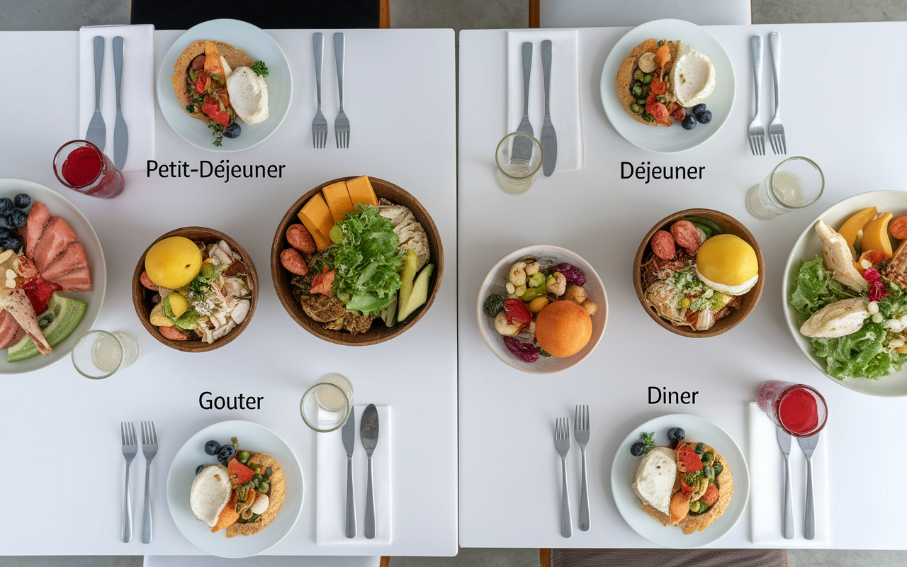 Exemple de menus chrononutrition pour une semaine équilibrée et ...